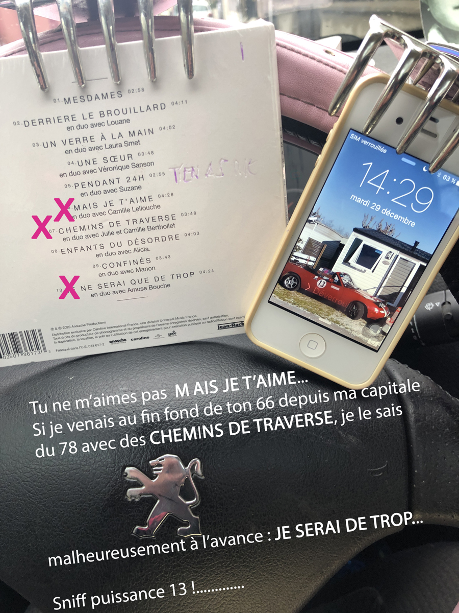 CE SOIR, JE VOUS QUITTE.............