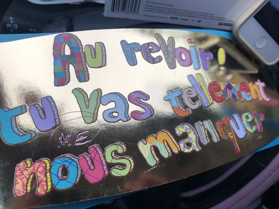 CE SOIR, JE VOUS QUITTE.............